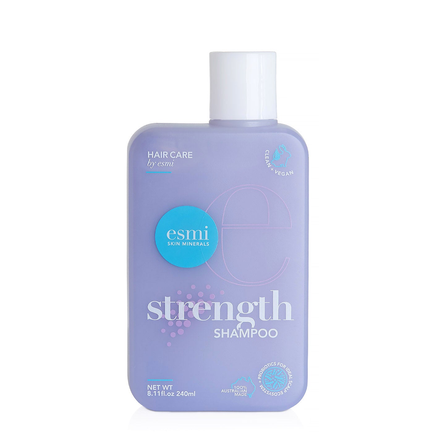 Strength Shampoo 240ml Esmi Skin Minerals Makeup Cartel